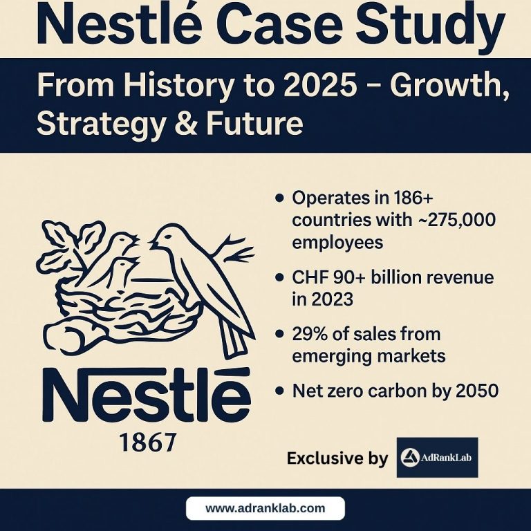 Nestlé Case Study: History, Growth, Strategy & Outlook